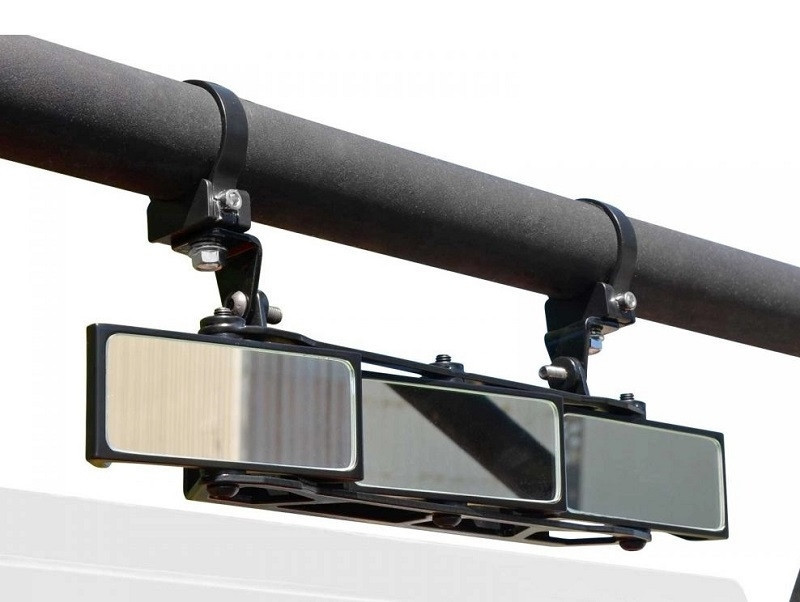 Polaris RZR 3 Panel Rear View Mirror With 1.75" Clamps by SuperATV RVM ...