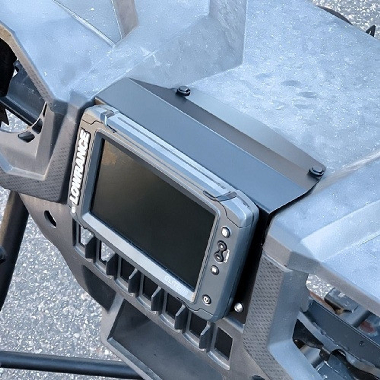 Polaris Rzr Lowrance Elite 7 Ti2 Gps Mounting Dash Plate By Utv Inc