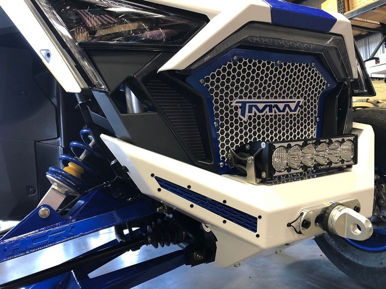 Polaris Rzr Xp Pro Dominator Winch Front Bumper By Tmw Offroad Tmw