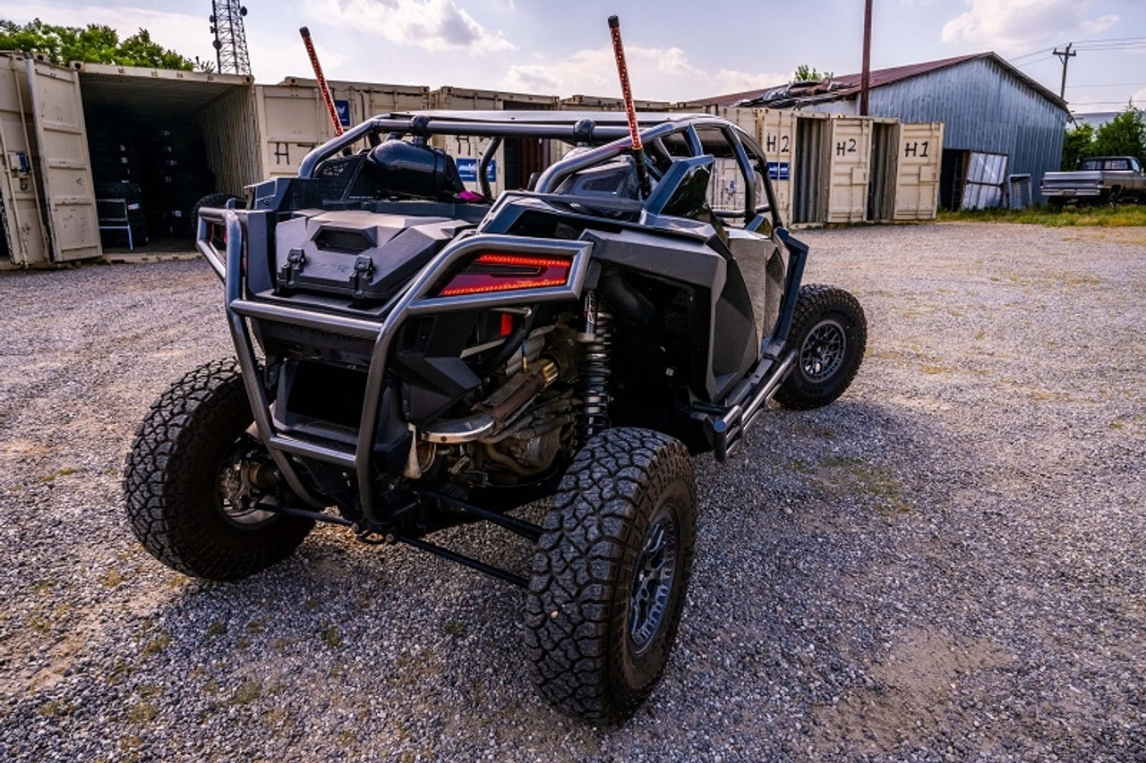 Polaris Rzr Full Coverage Rear Bumper By Mad House Customs Sq43496 Xx