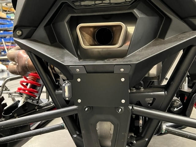 Polaris RZR Pro R Lighted License Plate Mounting Kit by UTV Inc - 4986