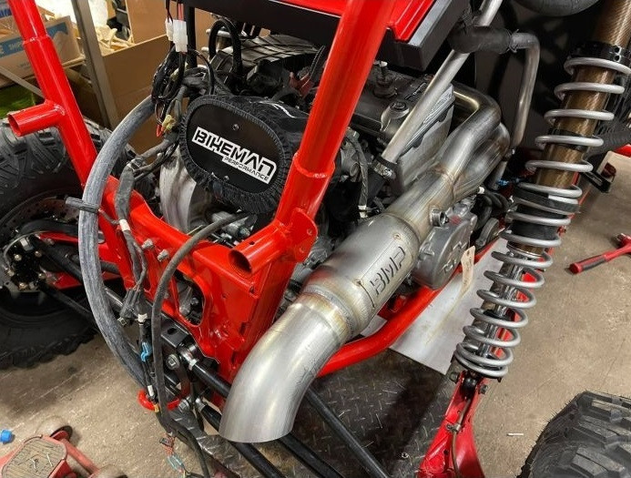 Polaris RZR RS1 / XP-1000 Race Pipe by Bikeman Performance - 18-306-SS