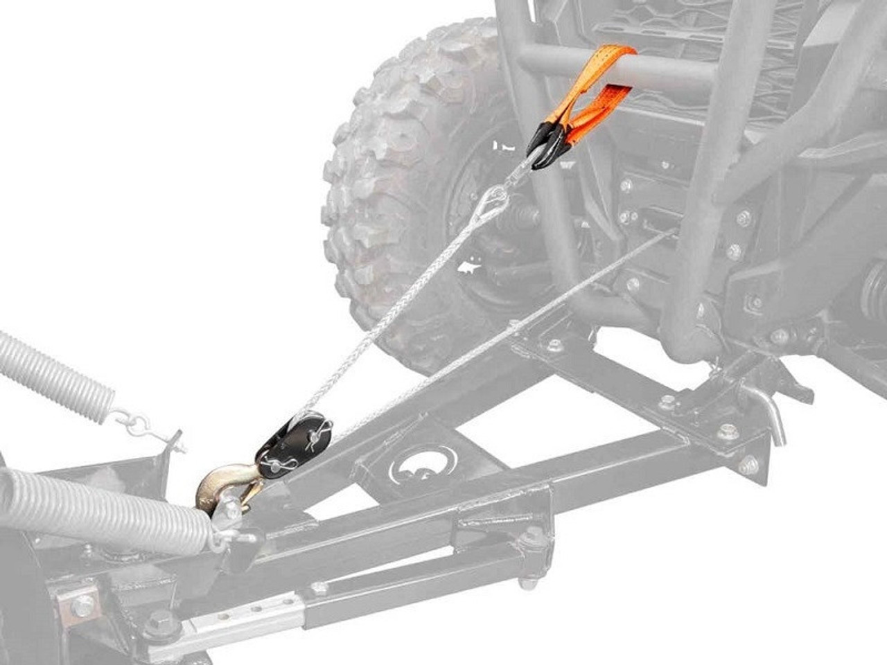 Polaris Rzr Plow Pro Snow Plow Pulley Kit By Superatv Spb U Hss Eprzr