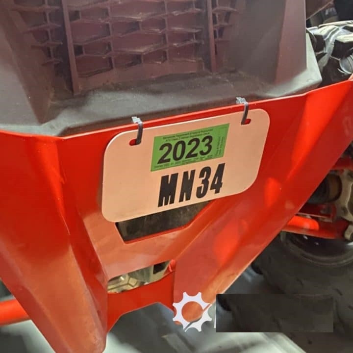 Polaris RZR Plastic License Plate Kit by Quad Logic - 100-152X-XX-EPRZR