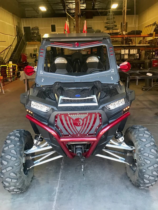 Polaris RZR 900S/XP 1000/XP Turbo Front Windshield by Dirt Warriors ...