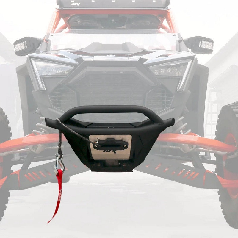 Polaris RZR Pro R Front Bumper: Supreme Winch Mount | AFX Motorsports