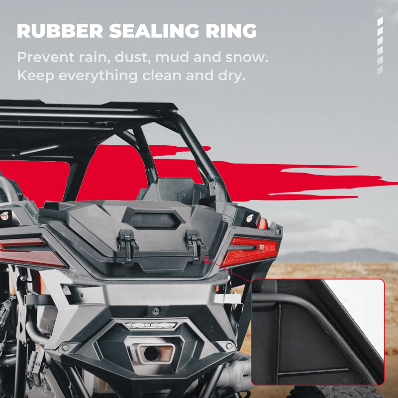 Secure Your Gear with Kemimoto's Polaris RZR Pro R 36L Rear Cargo Box ...