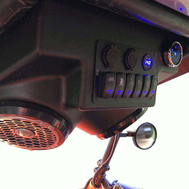 Polaris RZR 570/ S-800/ XP 900/ XP 1000/ XP Turbo Overhead Stereo ...