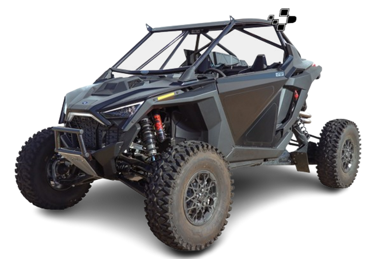 Polaris Rzr Pro R Super Shorty Roll Cage Assembled Raw Includes Roof