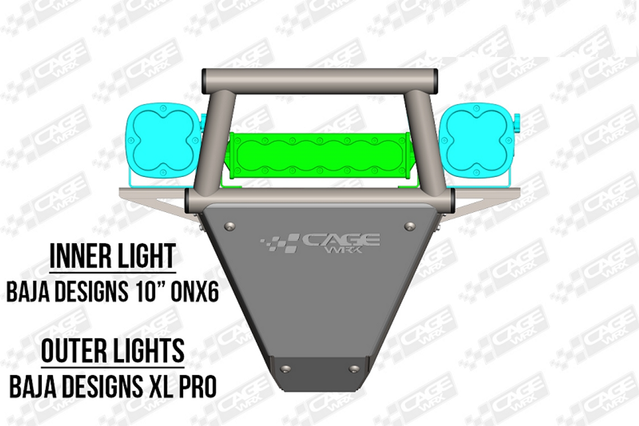 Polaris Rzr Pro R Turbo R Front Bumper Assembled By Cagewrx Prorfbapc