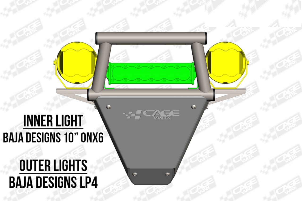Polaris Rzr Pro R Turbo R Front Bumper Assembled By Cagewrx Prorfbapc