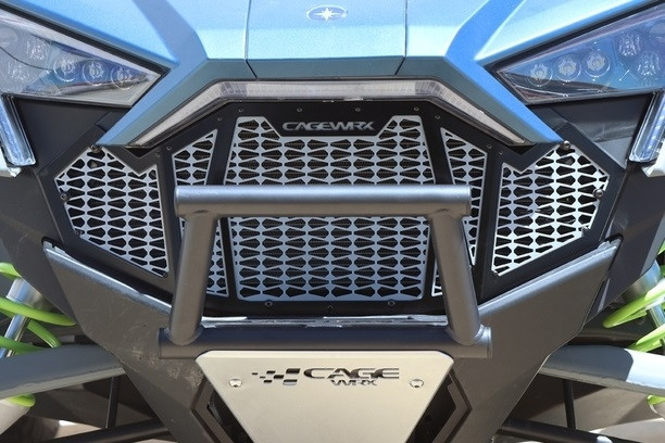 Polaris RZR Pro R / Turbo R Front Grille - Raw by CageWrx - PROFG
