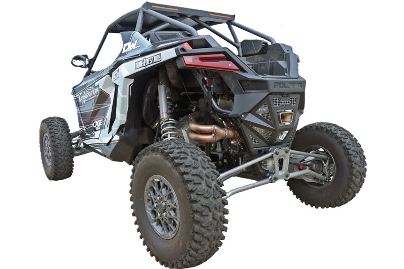 Polaris RZR Pro R Rear Exhaust Cover - Powder Coated by Cagewrx - PROREXCPC