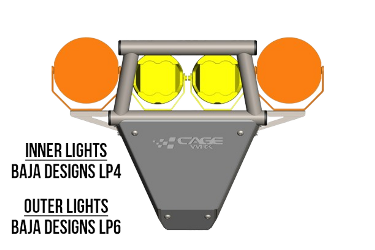 Polaris Rzr Xp Turbo S 4 Xp Turbo S Front Bumper Assembled By Cagewrx