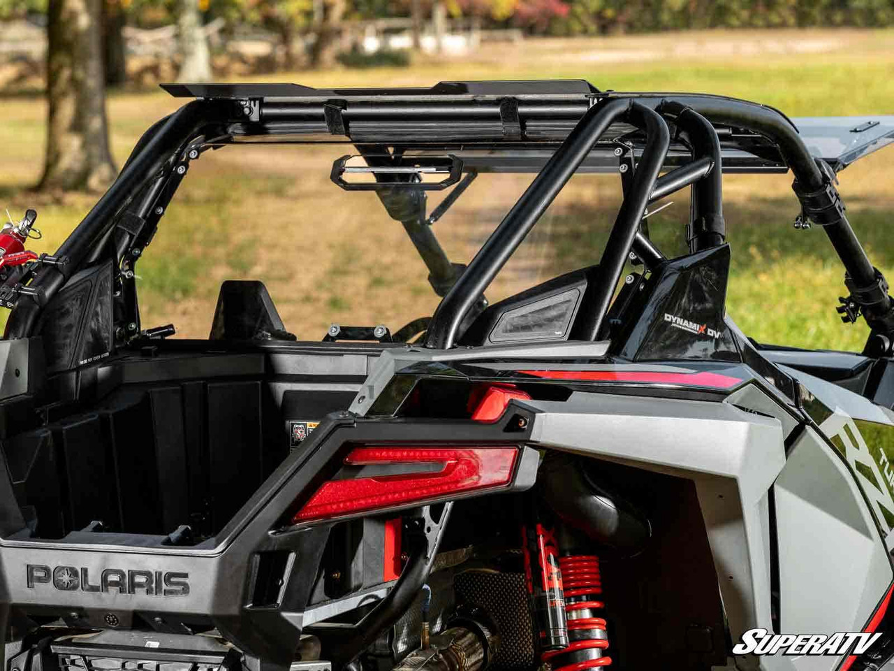 Polaris RZR Pro XP Rear Vented Windshield by Super ATV RWS-P-PROXP-V-CONF