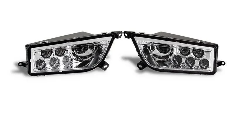Polaris RZR 900/1000/XP Turbo Chrome LED Headlight Conversion Kit by ...