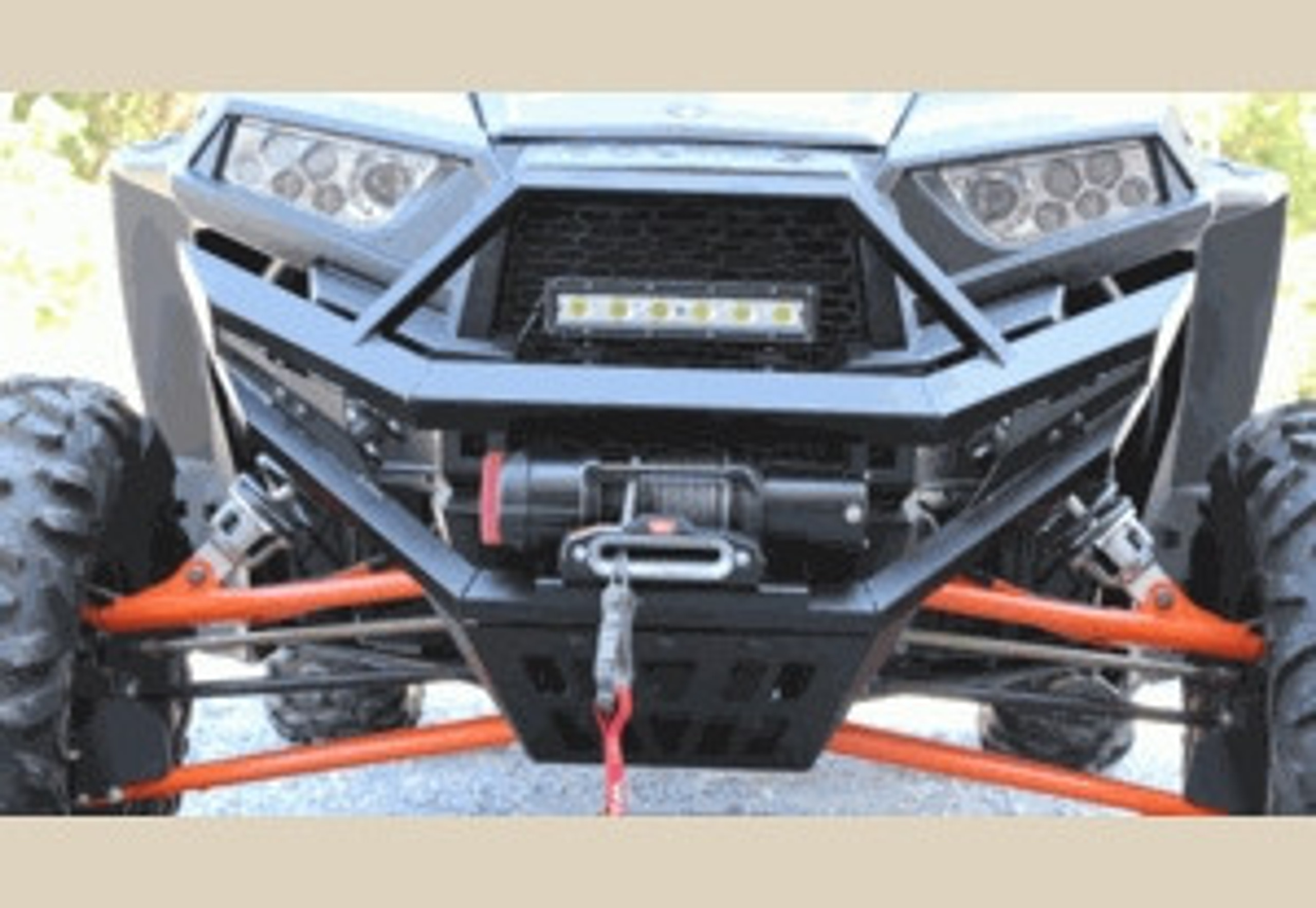 Polaris Rzr S 900 S 1000 Xp 1000 Heavy Duty Front Bumper By Bad Dawg