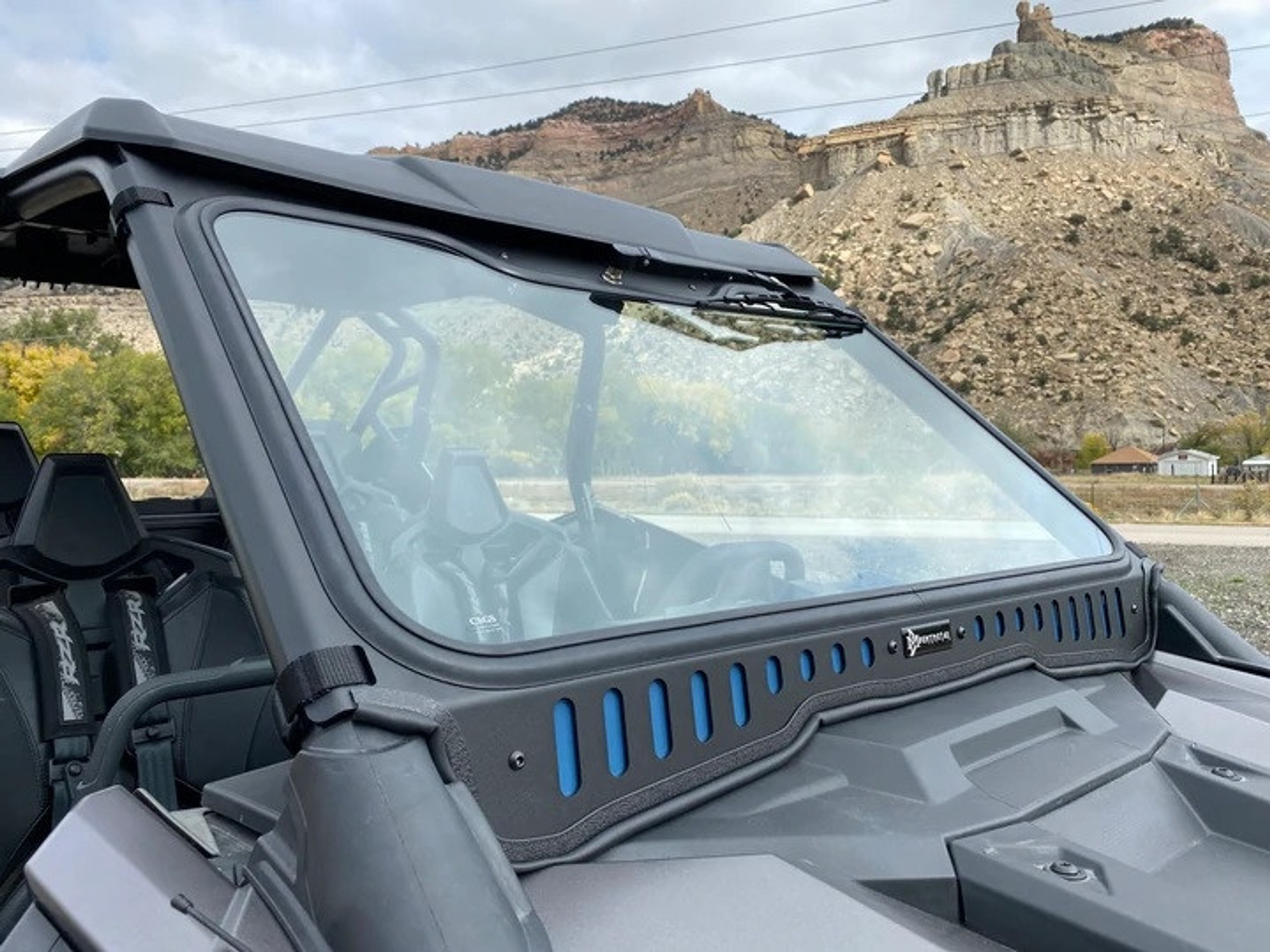 Polaris RZR Pro XP/Turbo R Vented Glass Windshield by Bent Metal ...