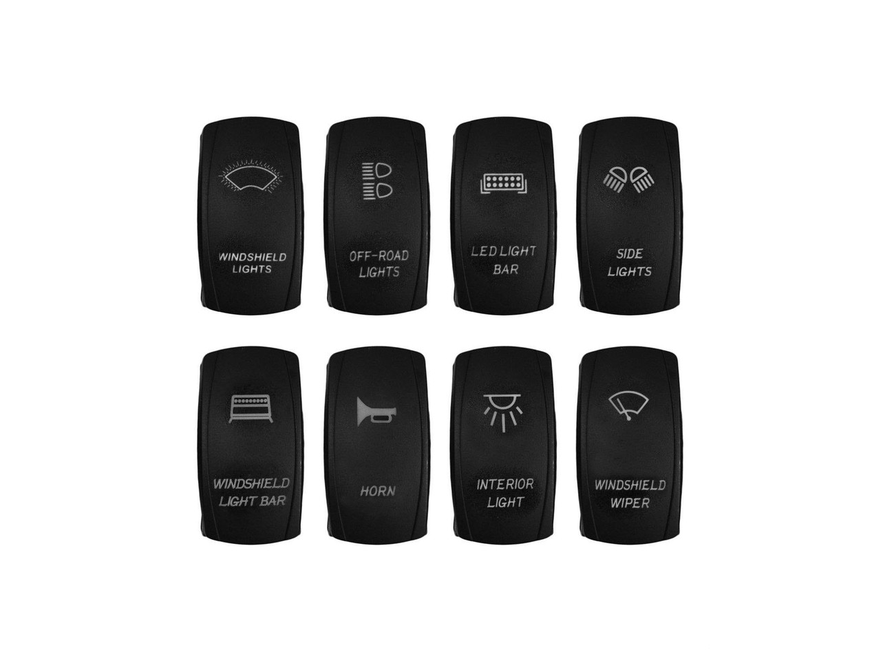 Polaris RZR 12V / 20A Off-Road Rocker Switches - Super ATV LTS-00X-RZR