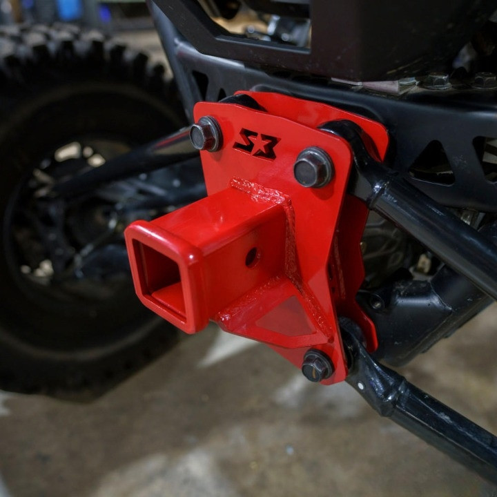 Polaris Rzr Double Shear Hitch Receiver Plate By S3 Power Sports S3257