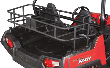 Polaris RZR XP 900 Rear Cargo Bed Rack (Powder Coated Black) by Moose