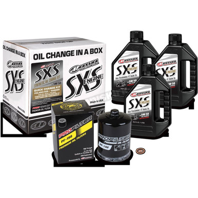 Polaris RZR SXS Full Synthetic Quick Oil Change Kit by Maxima