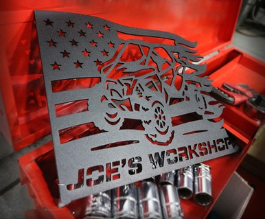 Ride in Style with AFX Motorsports: Polaris RZR Customized Metal Sign