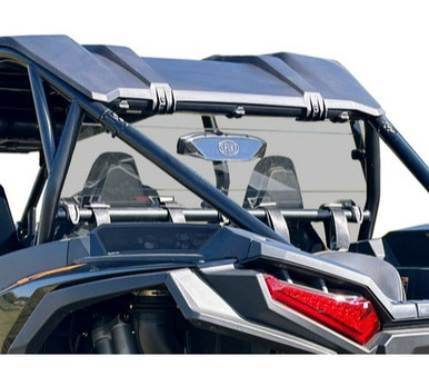 Sleek & Effective: Polaris RZR XP 1000 Rear Tinted & Vented Windshield ...