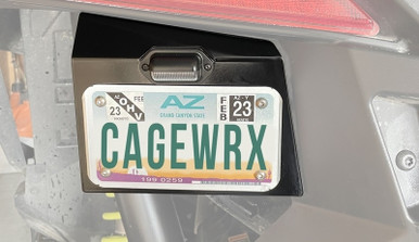 Polaris RZR Pro R / Pro XP License Plate Mount with LED Light by ...