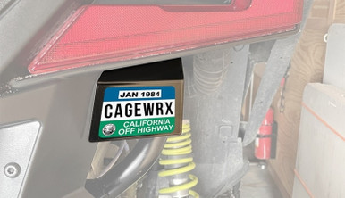 Polaris RZR Pro Xp / Pro R / Turbo R Registration Mount by Cagewrx - PRORM
