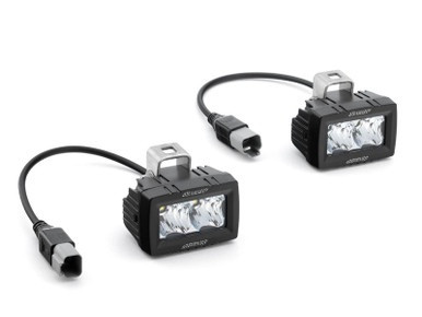 Polaris RZR 570/ 800/ 900/ XP 1000 3" x 1.5" Single-Row LED Cube Lights ...