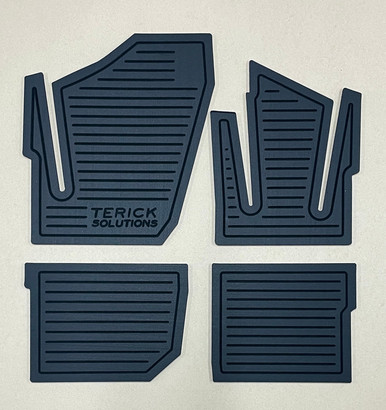 Polaris RZR XP 1000 Rubber Floor Mats and Rear Bed Mat Combo Kit by ...