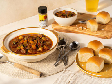 Ohana Braised Beef Stew Recipe by Chef Adam Tabura of Manele Spice Co.