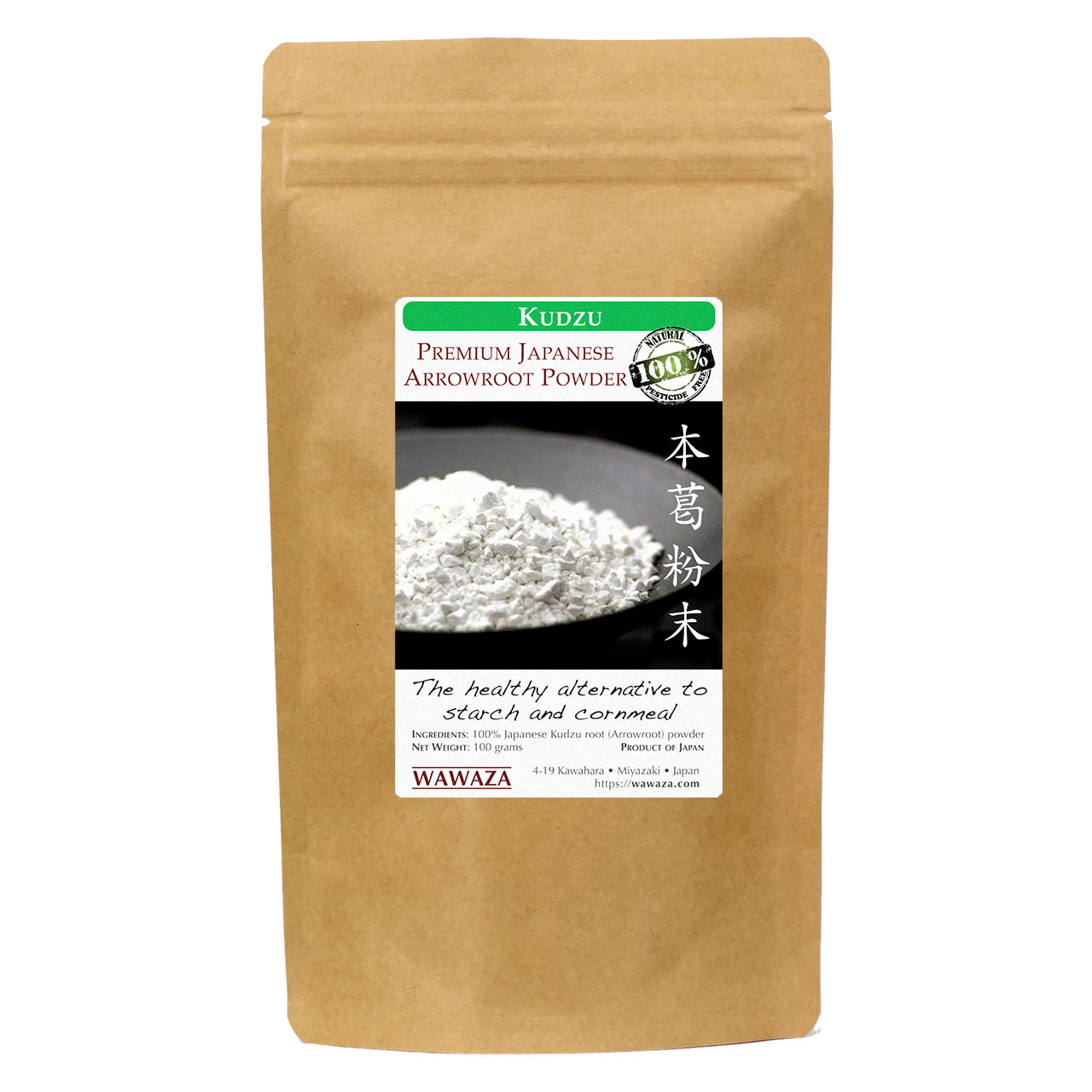 Pure Japanese Kudzu Root Powder - WAWAZA