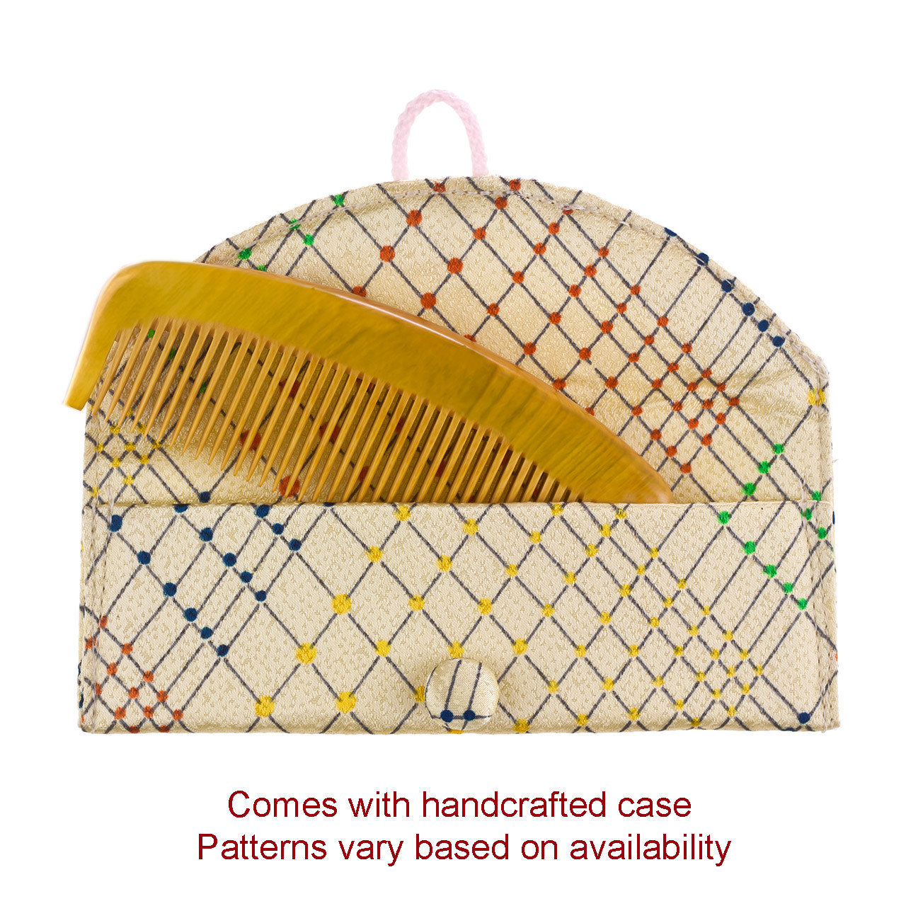 Traditional Japanese Tsuge Boxwood Comb (Tokigushi style)