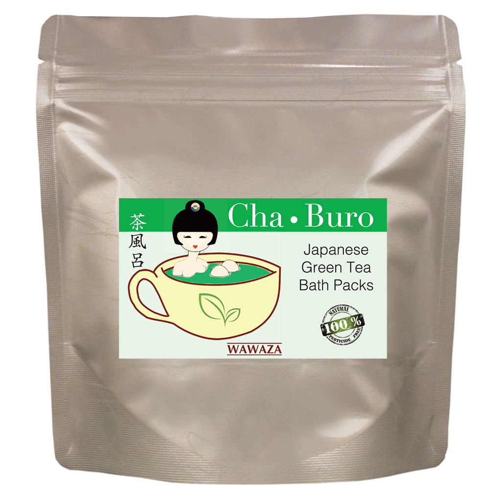 Japanese Green Tea Bath Packs - WAWAZA