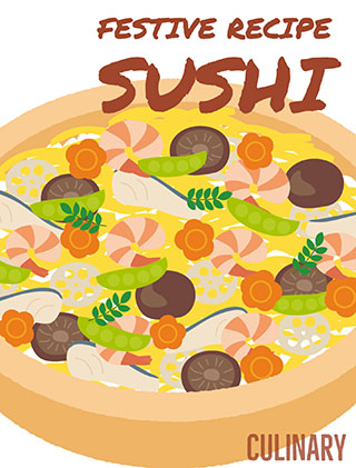 Delightful, open-face sushi recipe (Chirashi zushi) - WAWAZA