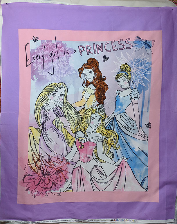 Disney Princess Panel by Springs Creative - Kidsfabrics & Co.
