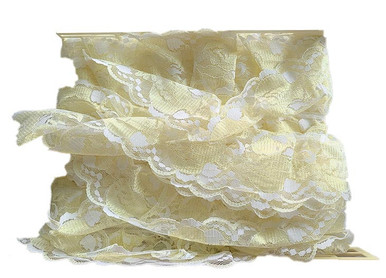 Yellow Ducky Lace - Kidsfabrics & Co.