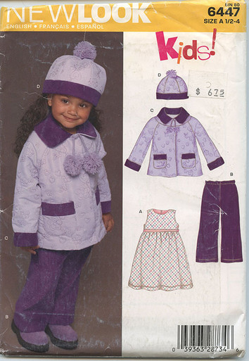 Simplicity Pattern 6647 - Children Jacket and Pants - Kidsfabrics & Co.