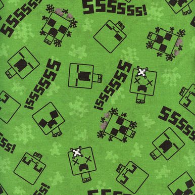 MOJANG MINECRAFT: Chibi Creeper on Green by Springs Creative, SKU ...