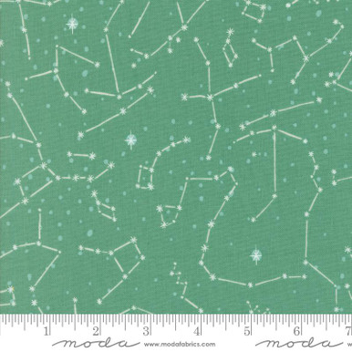 Moda 321 BLAST OFF Constellation Stars on Teal by Stacy Iest Hsu ...
