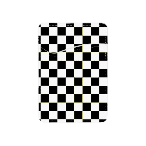 Checkered Adhesive Rose Pocket - abbyrose