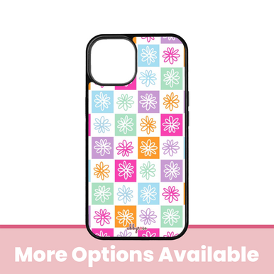 Flower Check iPhone Case - abbyrose