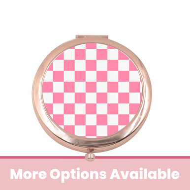 Checkered Compact Mirror - abbyrose
