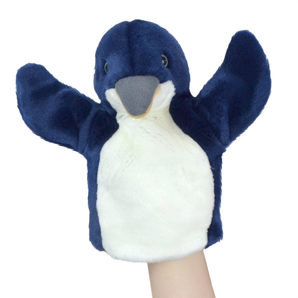 Korimco Lil Friends Penguin Hand Puppet 57I0268650 Plush Soft Toy