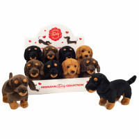 Hermann Teddy Collection Black Dachshund 919957 Plush Soft Toy