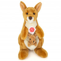 Hermann Teddy Collection Kangaroo with Baby 916338 Plush Soft Toy