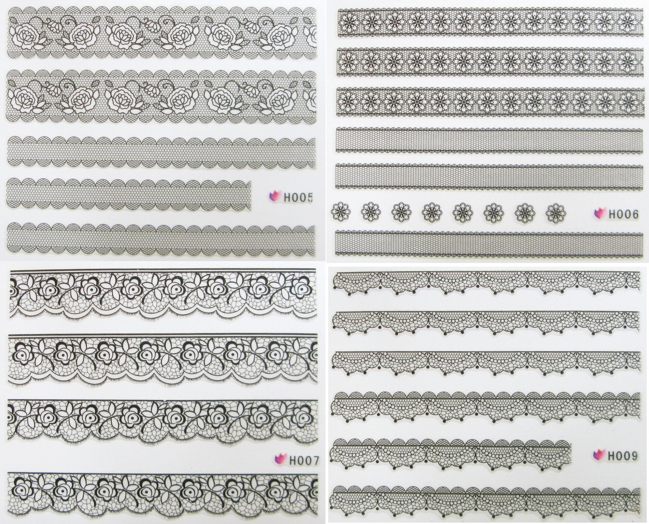Thin Lace Stickers