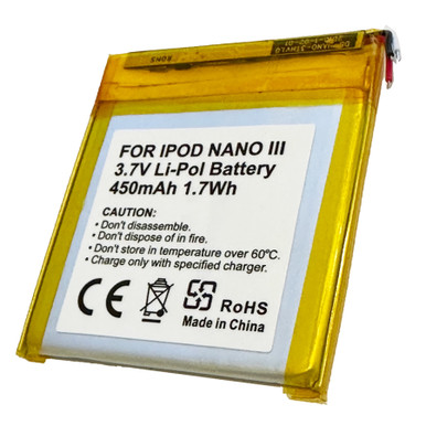 Internal Battery for Apple iPod Nano 3rd Generation 616-0337 616-0333